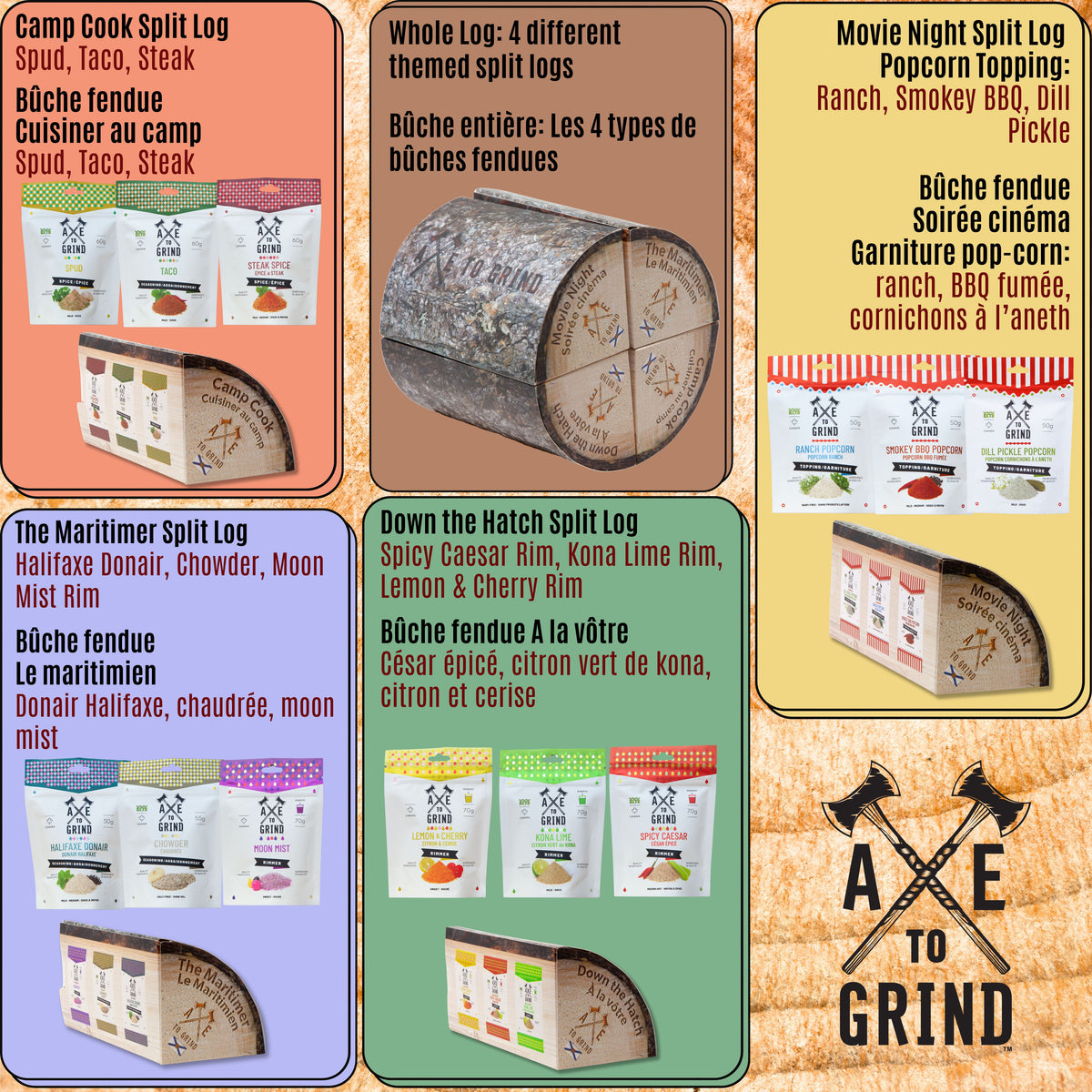 Gift Ideas and Merchandise – Axe To Grind Foods