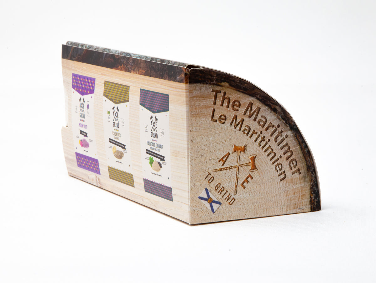 The Maritimer "Split-Log" Gift Pack – Axe To Grind Foods