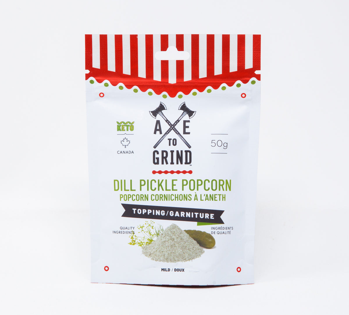 Dill Pickle Popcorn Topping 50g – Axe To Grind Foods