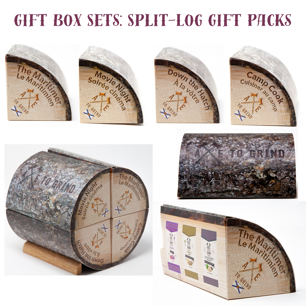 Movie Night "Split-Log" Gift Pack – Axe To Grind Foods