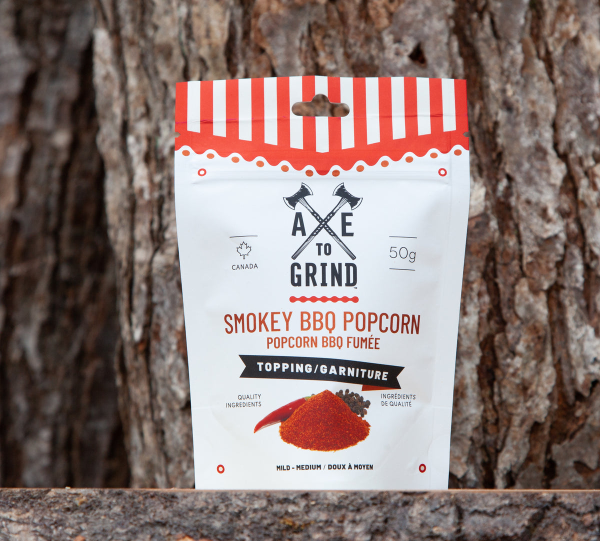 Smokey BBQ Popcorn Topping 50g – Axe To Grind Foods